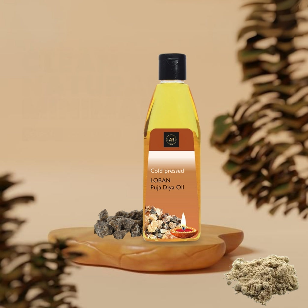 Cold Pressed Loban Puja Diya Oil – 225ml – Abiir